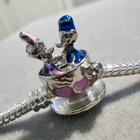 Pandora | Jewelry | Donald And Daisy Teacup Charm Fits Pandora ...